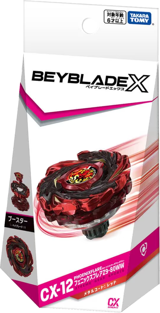 Beyblade X - [CX-12] PhoenixFlare Z9-80WW Booster | Game Academia Singapore